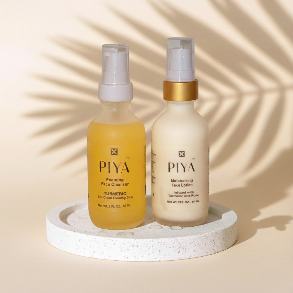 Turmeric Glow Duo for Cleanse & Moisturize | PIYA Beauty – PIYA BEAUTY
